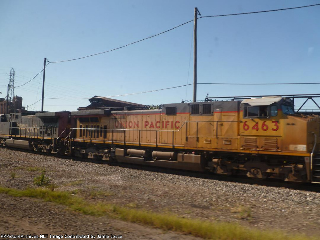 UP 6463 telling us we have an open baggage door